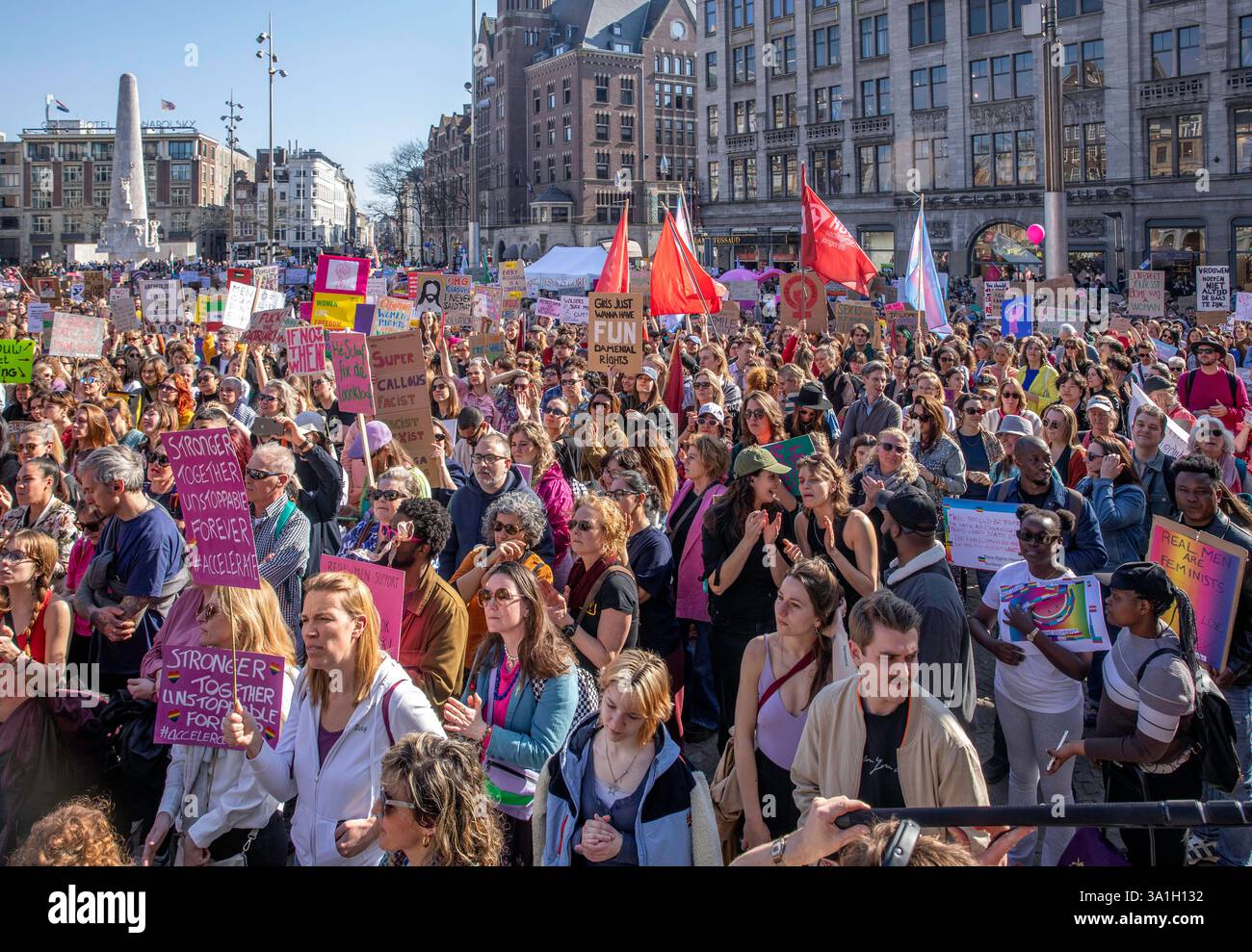 International Women s Day in Amsterdam, Netherlands Demonstrators ...