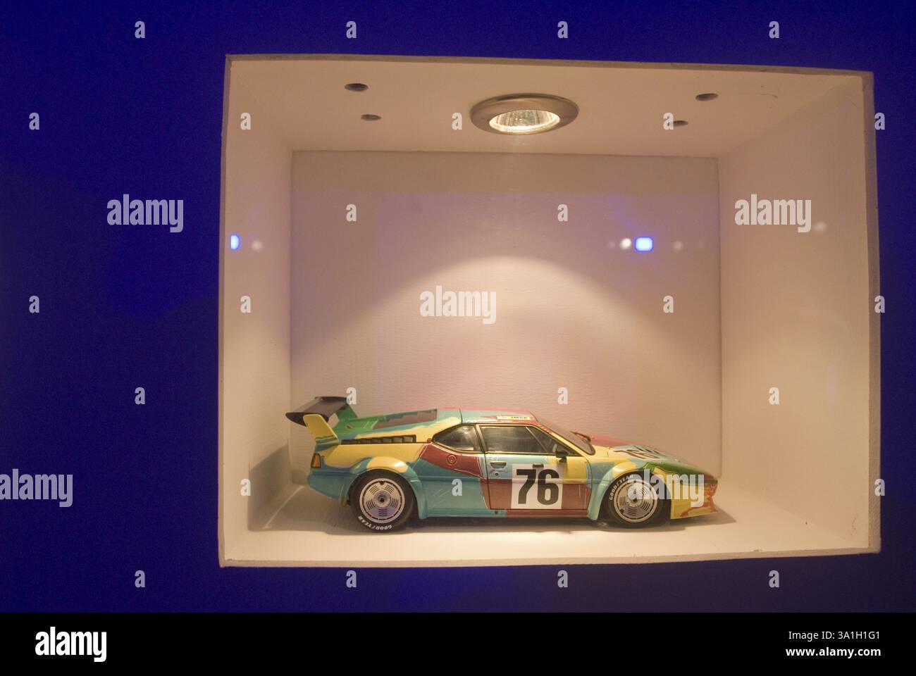 Toy cars painted by artists at Jehangir art gallery, Bombay now Mumbai ...