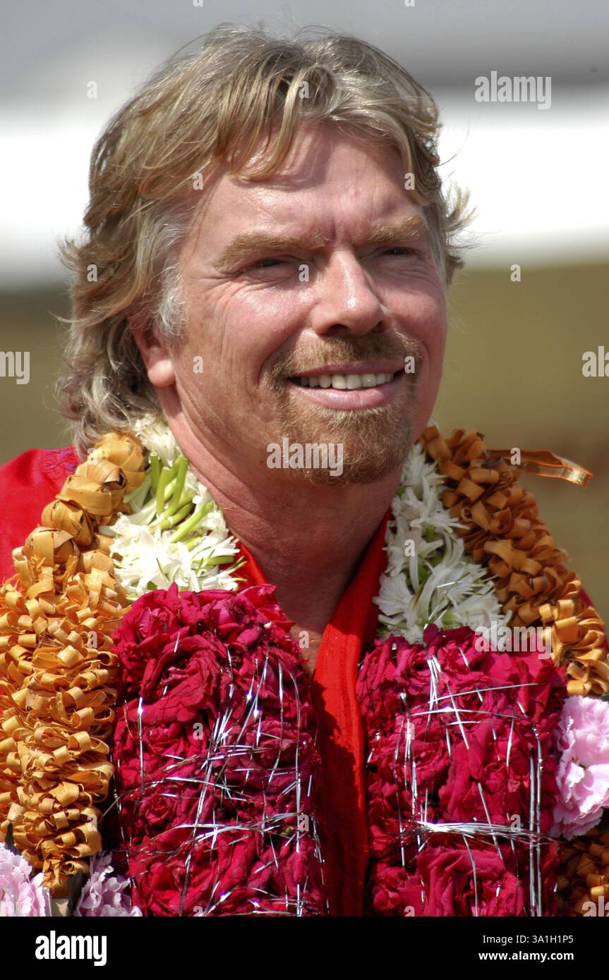 Owner of Virgin Atlantic Airways Richard Branson NO MR Stock Photo - Alamy