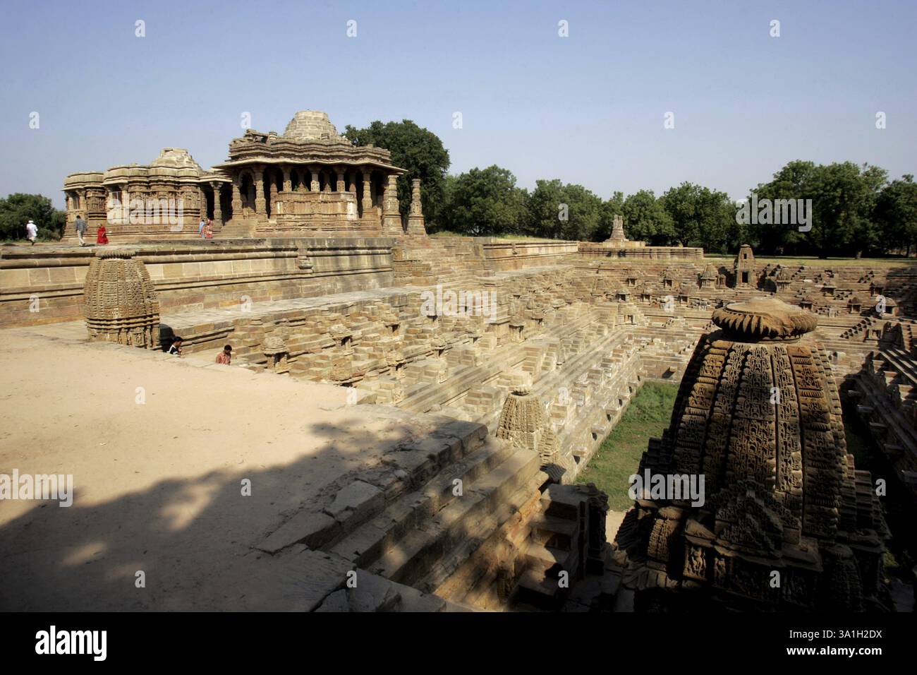 The Modhera Sun temple (1026 A.D.) situated at a distance of 102 kms ...