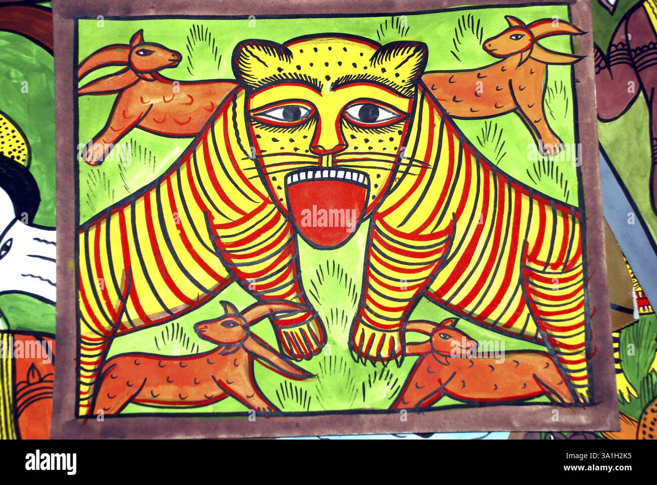 Scroll painting of Bengal Stock Photo - Alamy