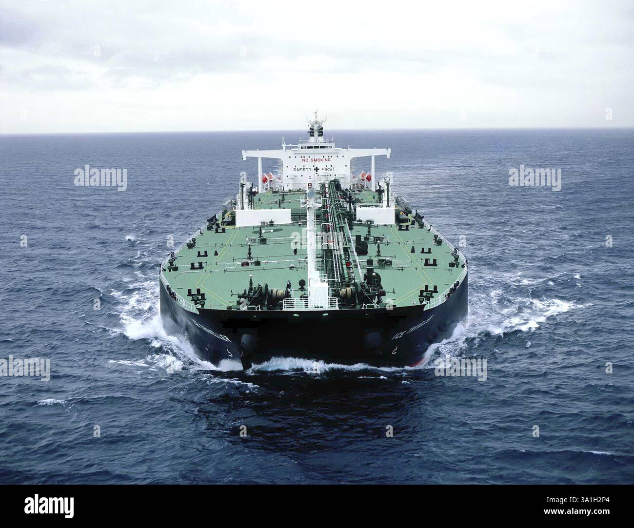 Oil tanker in Atlantic ocean Stock Photo - Alamy