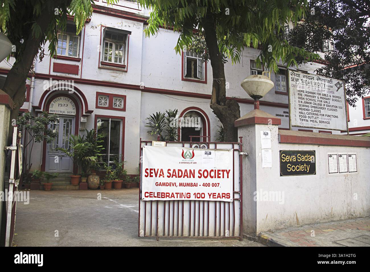 Seva sadan society's Behramji M. malabari memorial hall building, P. Ramabai marg, Grant Road ...