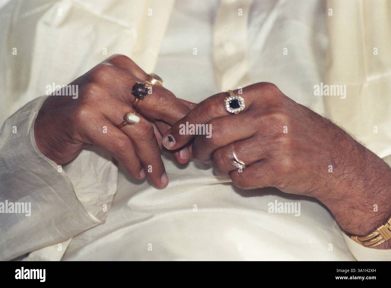 South Asian Indian filmmaker and politician N. T. Rama Rao founder of ...