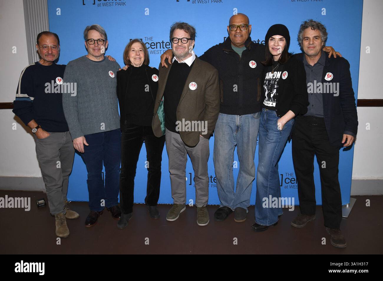 New York, USA. 08th Mar, 2025. (L-R) Fisher Stevens, Matthew Broderick ...