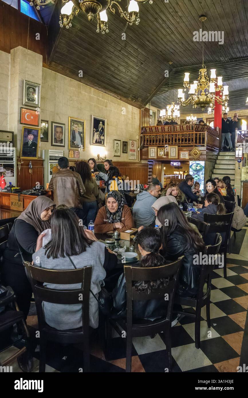 Gaziantep, Turkey, Turkiye. Tahmis Coffee Shop Stock Photo - Alamy