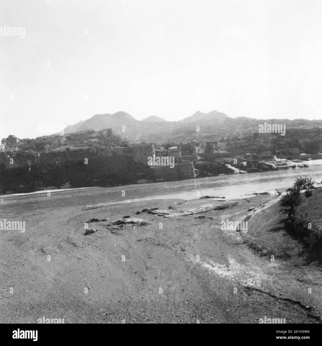 Landscape of the North West Frontier Provinces to Afghanistan, October ...