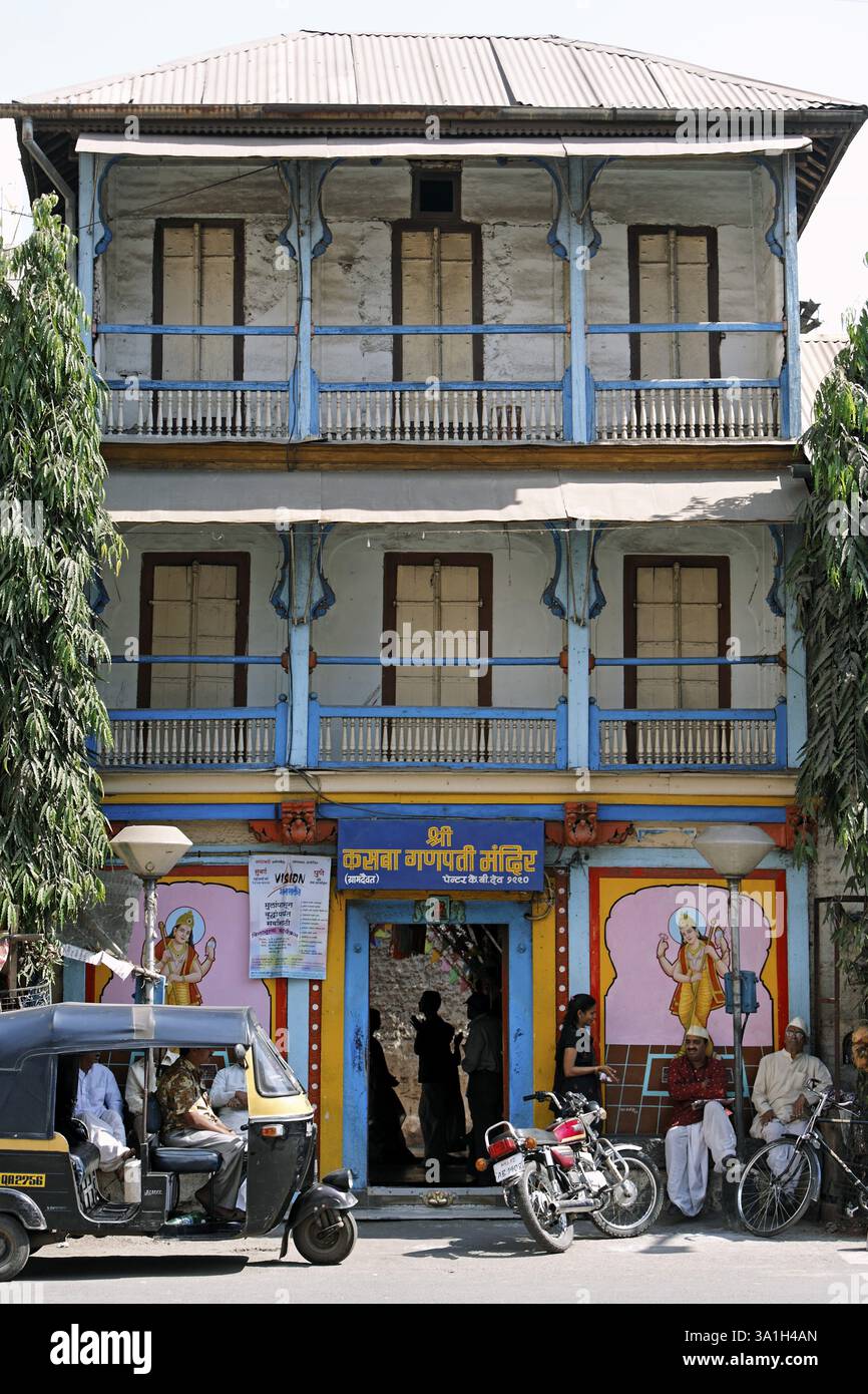 Peshwa Kasba peth Ganpati temple, Pune, Maharashtra, India, Asia Stock ...