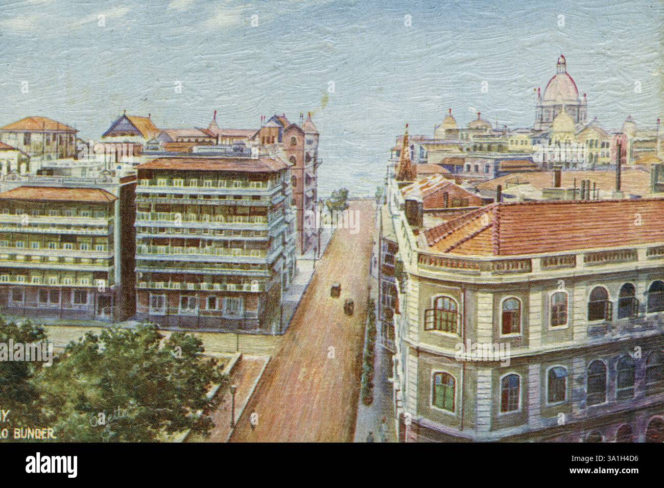 Old picture postcard, Apollo bunder, Bombay now Mumbai, Maharashtra ...