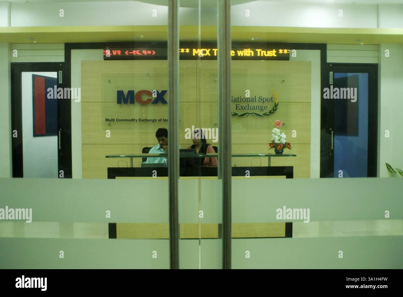 People working in Multi Commodity Exchange of India at Bombay Mumbai ...