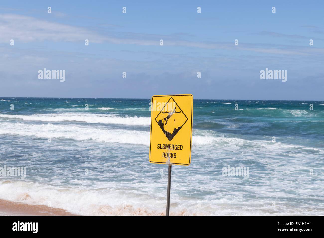 Sign submerged rocks hi-res stock photography and images - Alamy