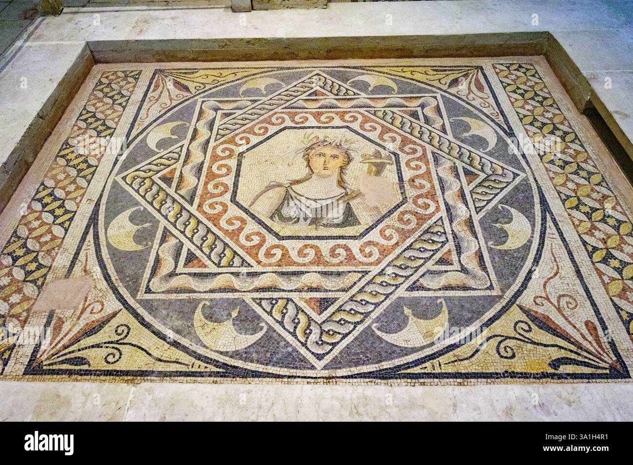 Gaziantep, Turkey, Turkiye. Zeugma Mosaic Museum, Demeter, Goddess of ...