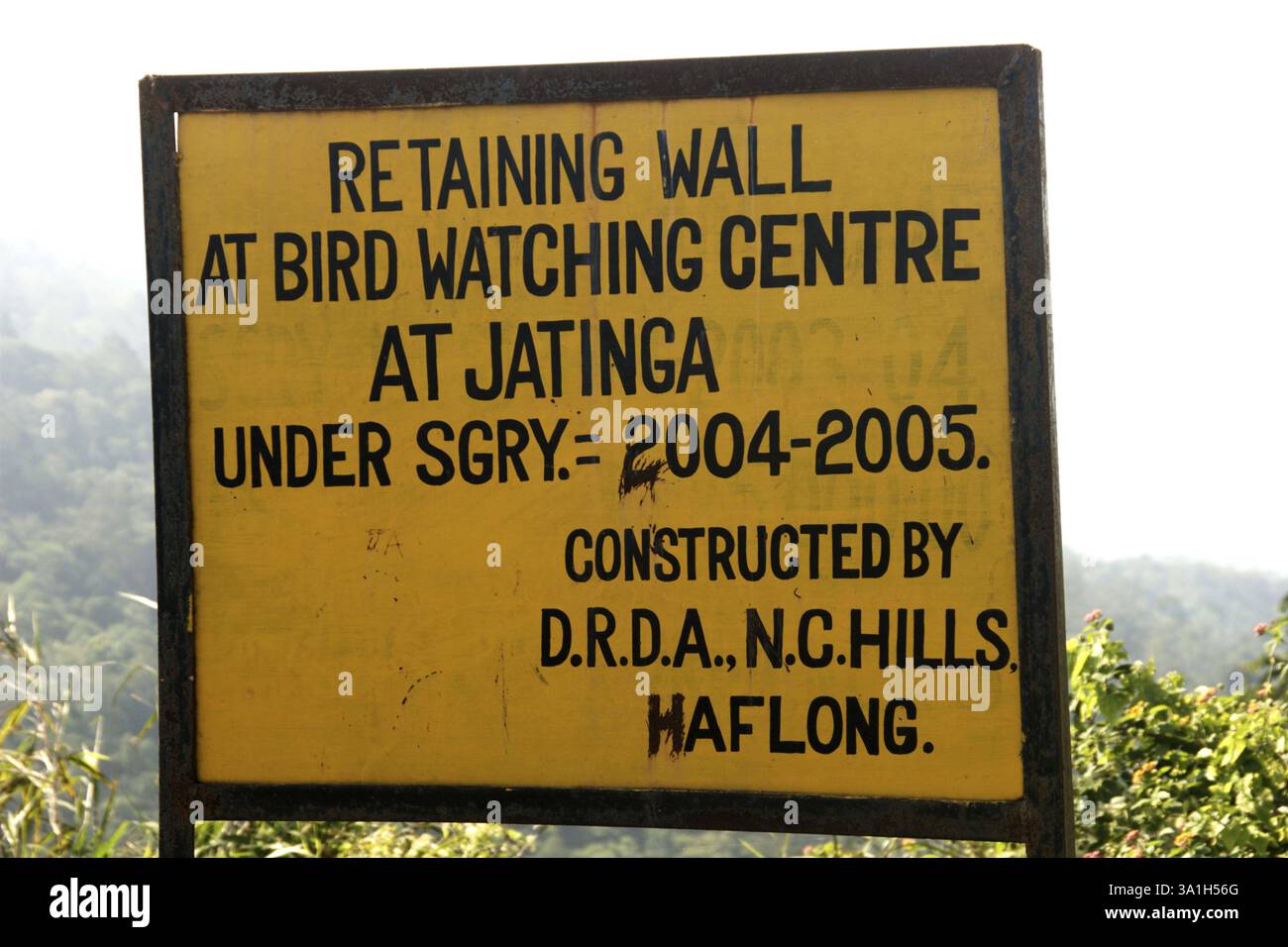 Sign board, Jatinga, Halflong, Assam, India, Asia Stock Photo - Alamy
