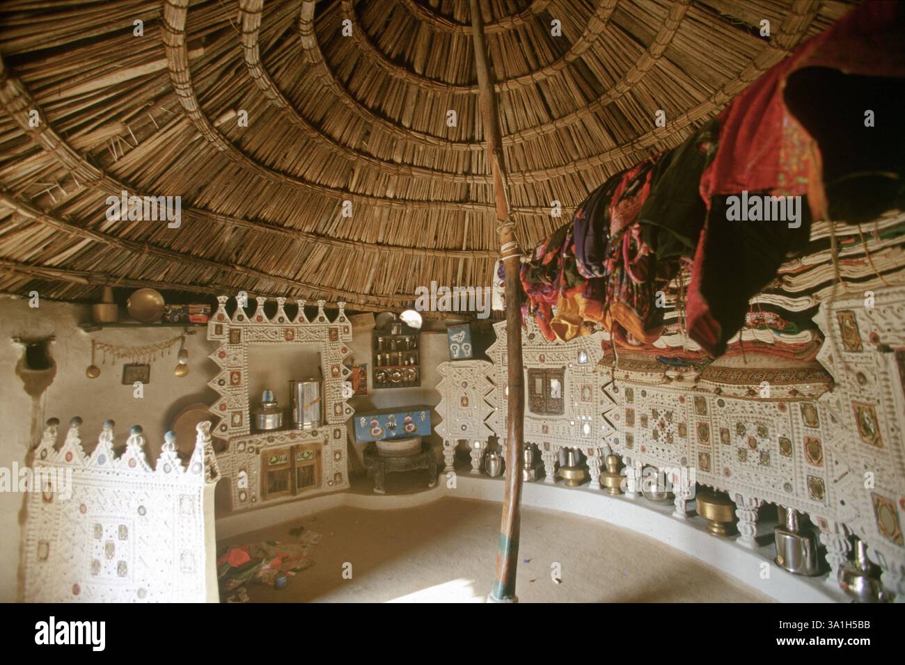 Interior of Kutch house at Gujarat, India, Asia Stock Photo - Alamy