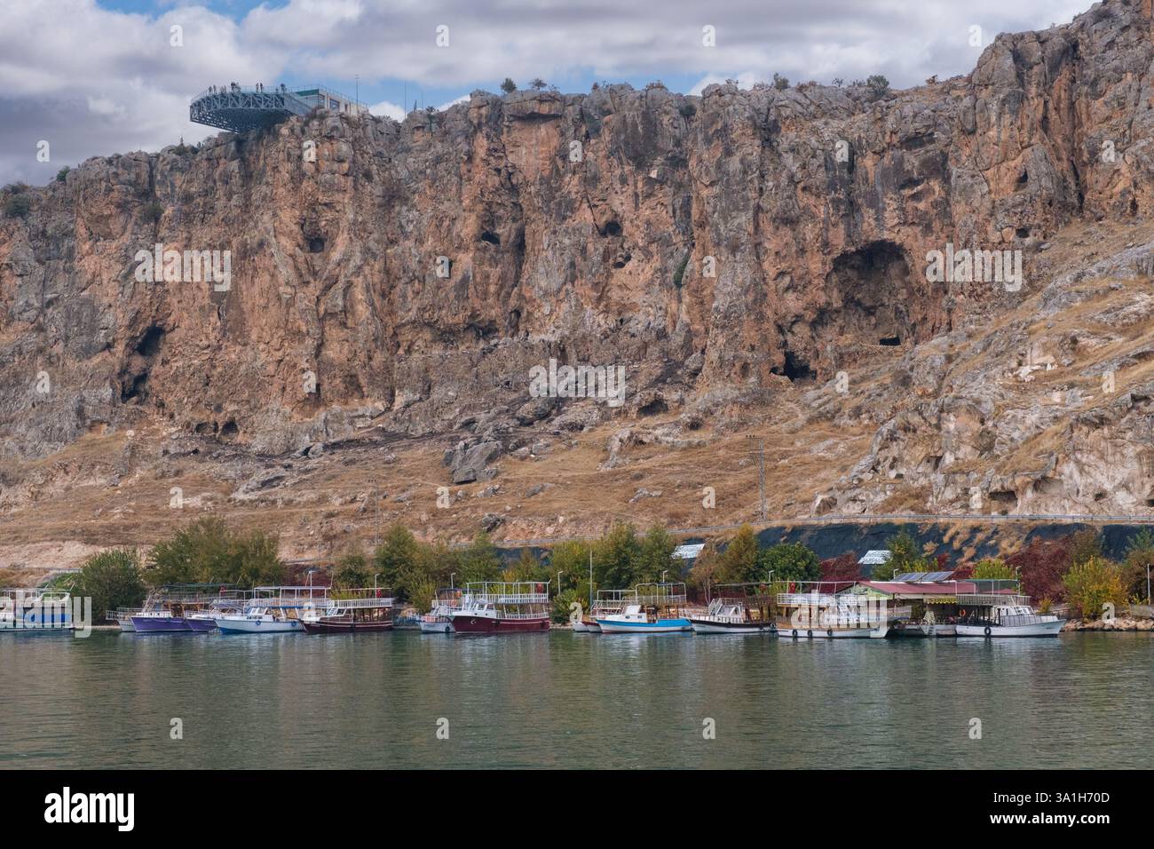 Rumkale, Turkey, Turkiye. Viewing Platform of the Rum Kale Seyir ...