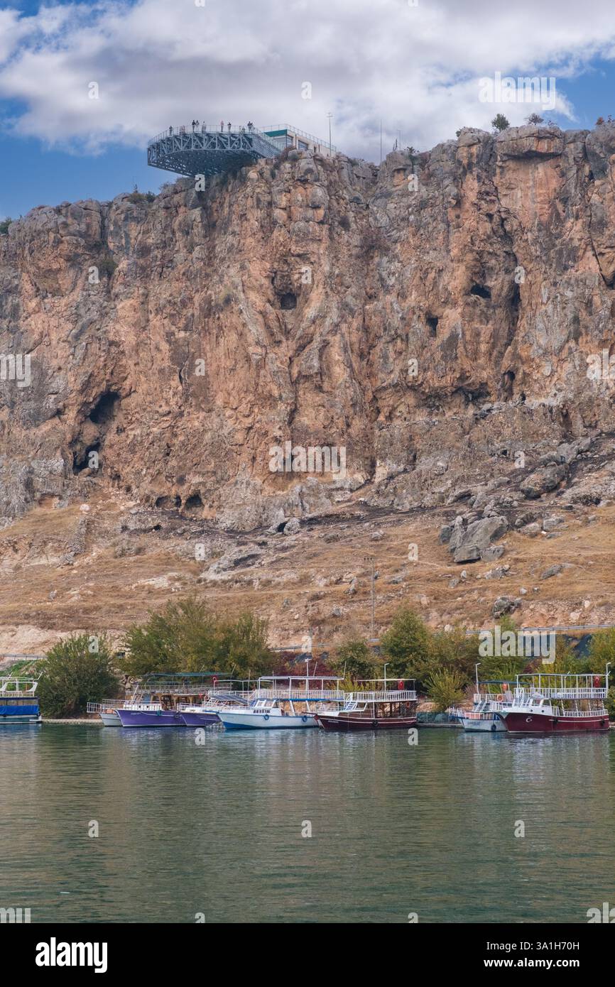 Rumkale, Turkey, Turkiye. Viewing Platform of the Rum Kale Seyir ...