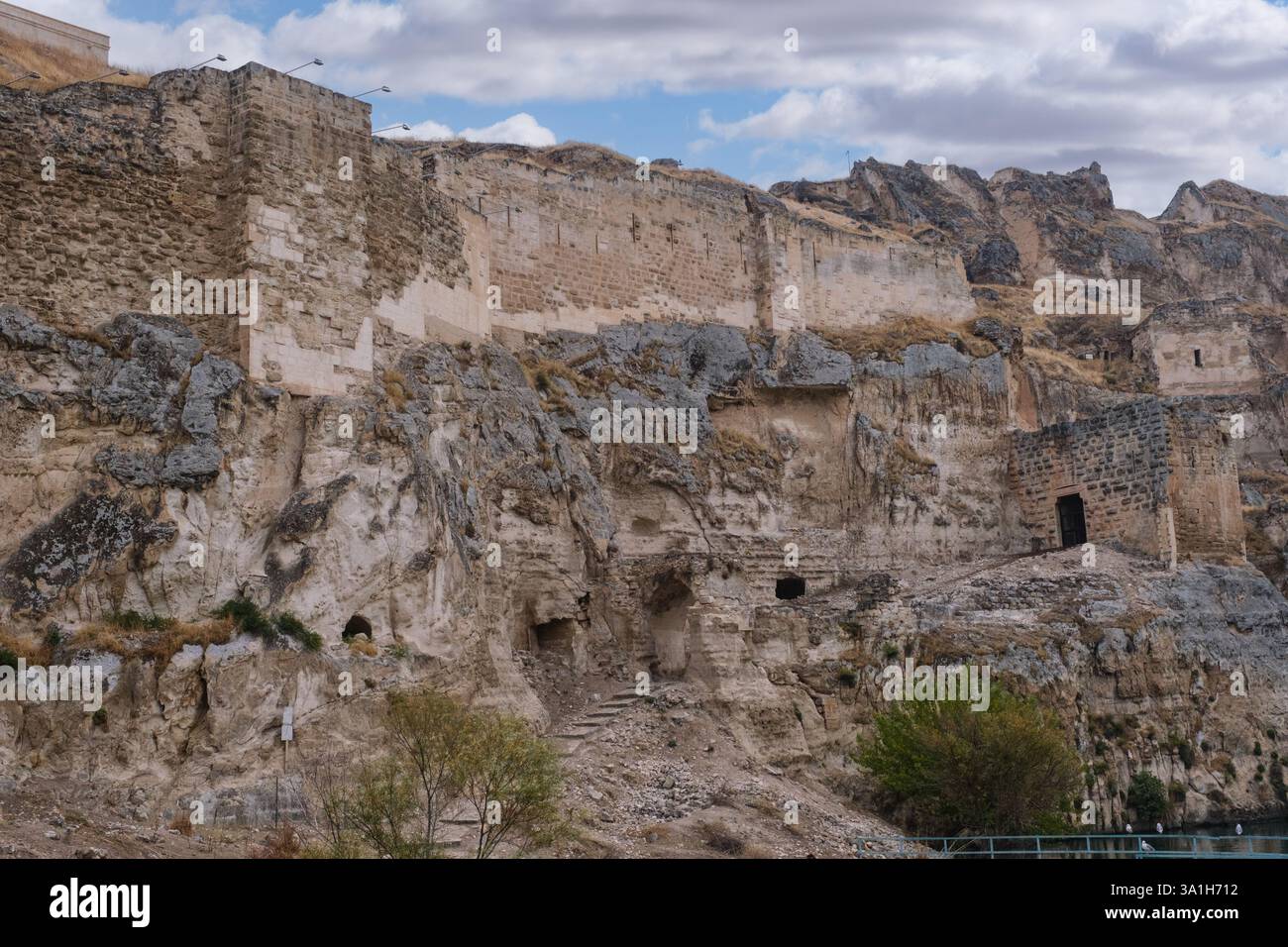 Rumkale, Turkey, Turkiye. View of Rumkale Fortification Ruins from the ...