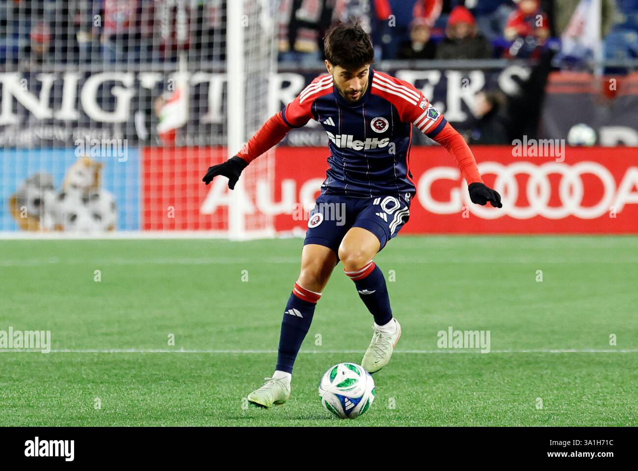 FOXBOROUGH, MA - MARCH 08: Carles Gil #10 of New England Revolution ...