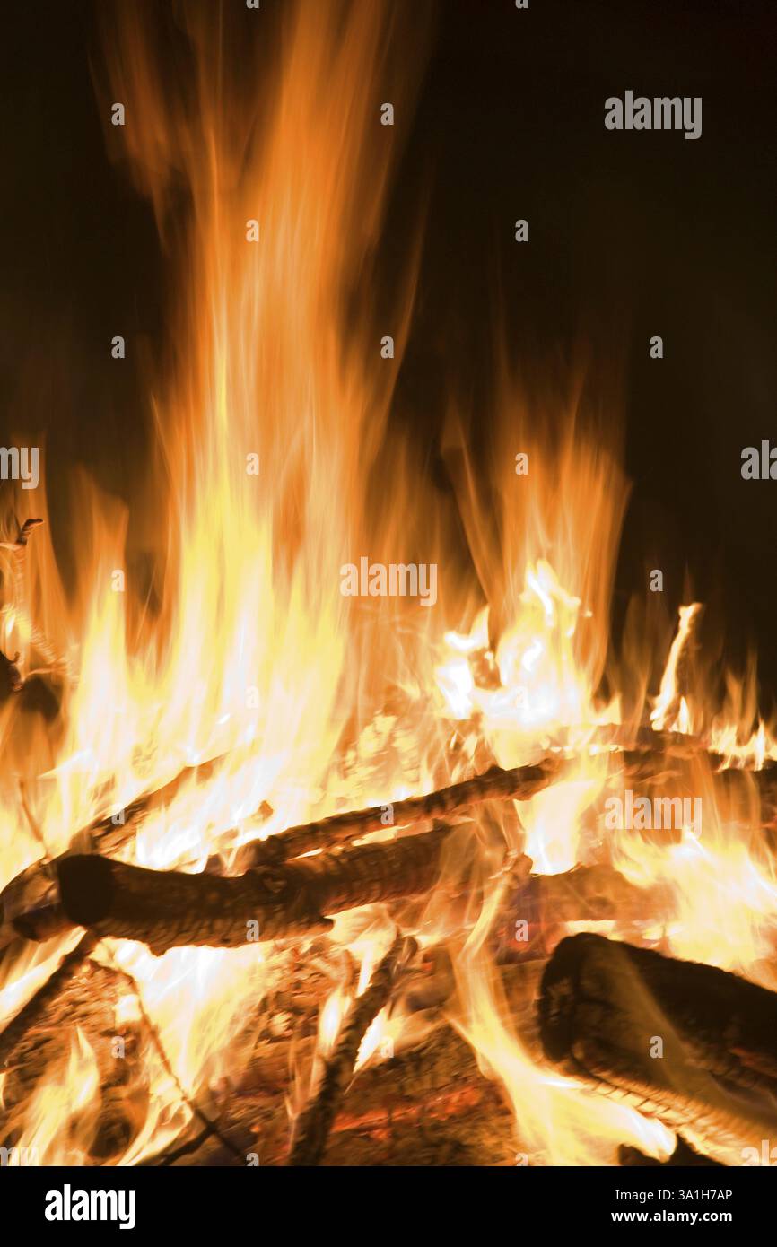 Easter Fire flame heat hot festival of fire wood burning five elements ...