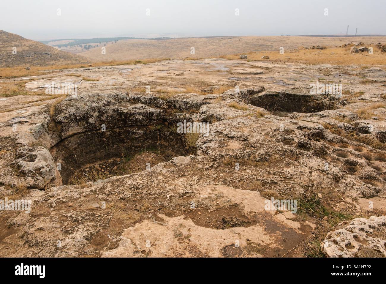 Gobeklitepe, Turkey, Turkiye. Water Storage Cisterns Carved into the ...