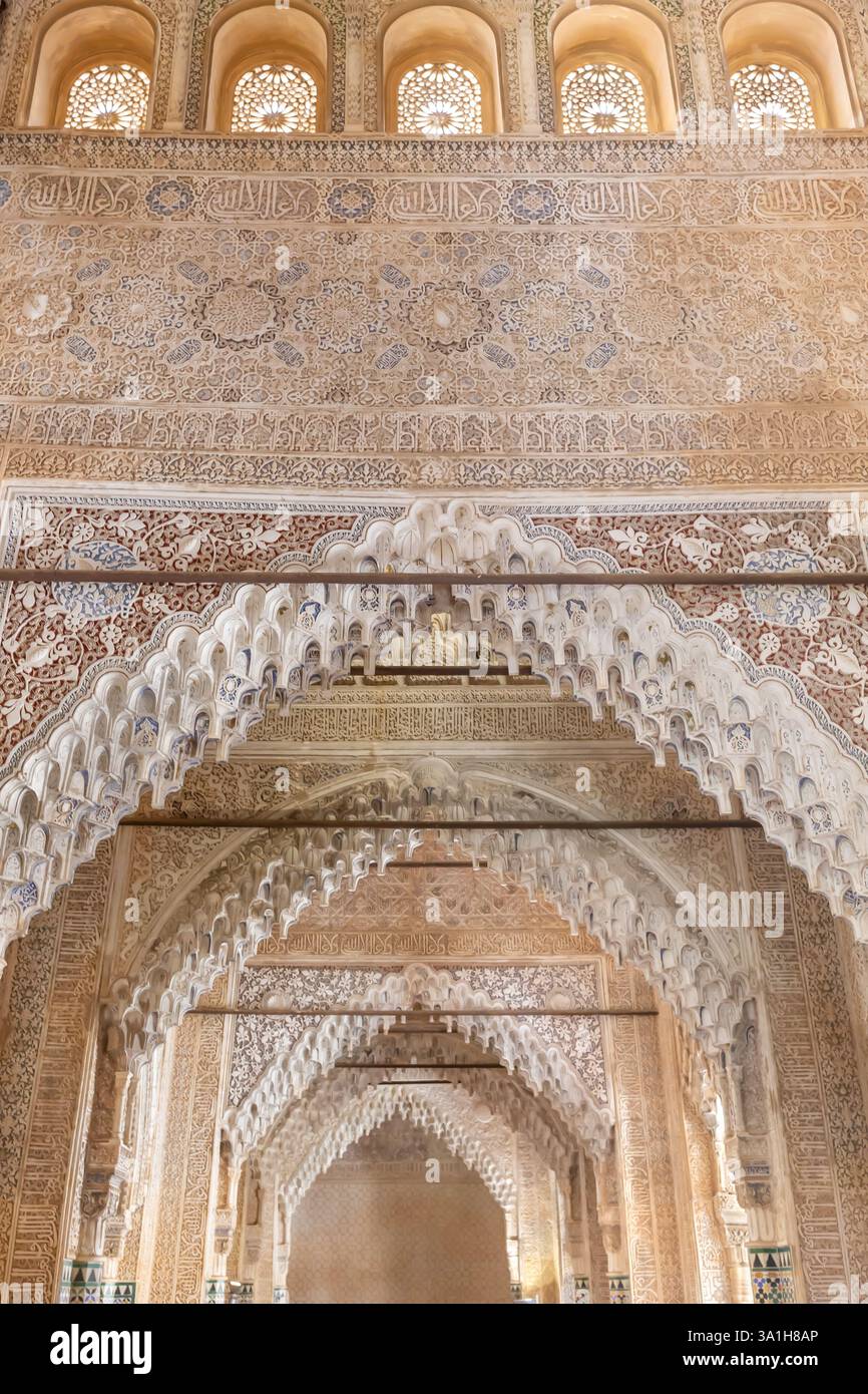 Medieval Arab structures in the city of Granada, in Andalusia, southern ...