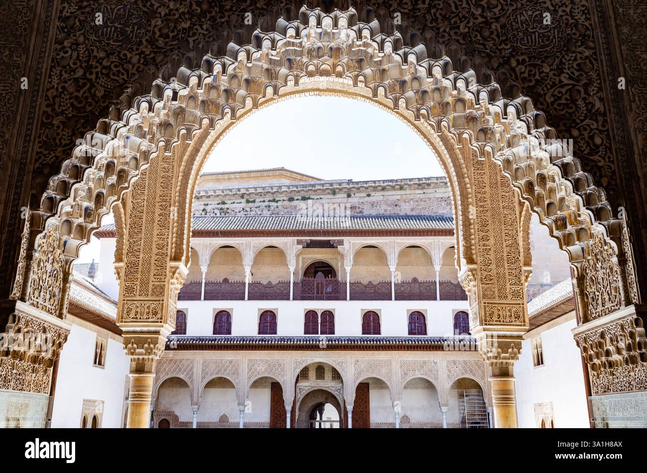 Medieval Arab structures in the city of Granada, in Andalusia, southern ...