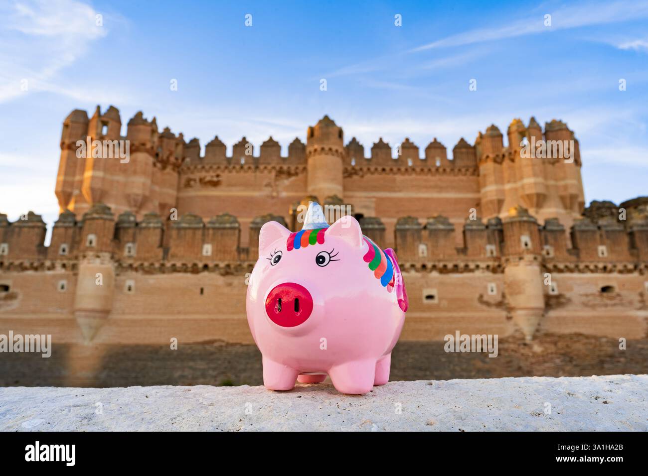 Unicorn piggy bank medieval hi-res stock photography and images - Alamy