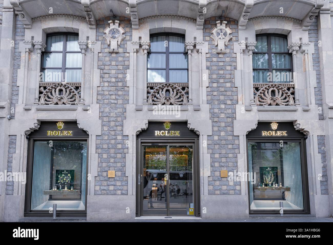 Rolex watch store Stock Photo - Alamy