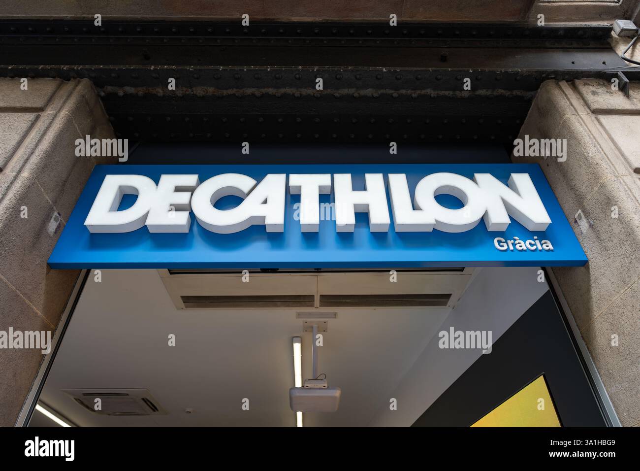 Decathlon sports store Stock Photo - Alamy