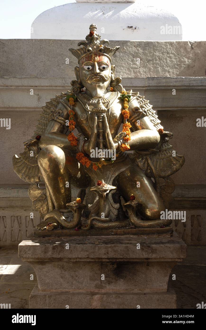 Garuda god statue at Udaipur, Rajasthan, India, Asia Stock Photo - Alamy