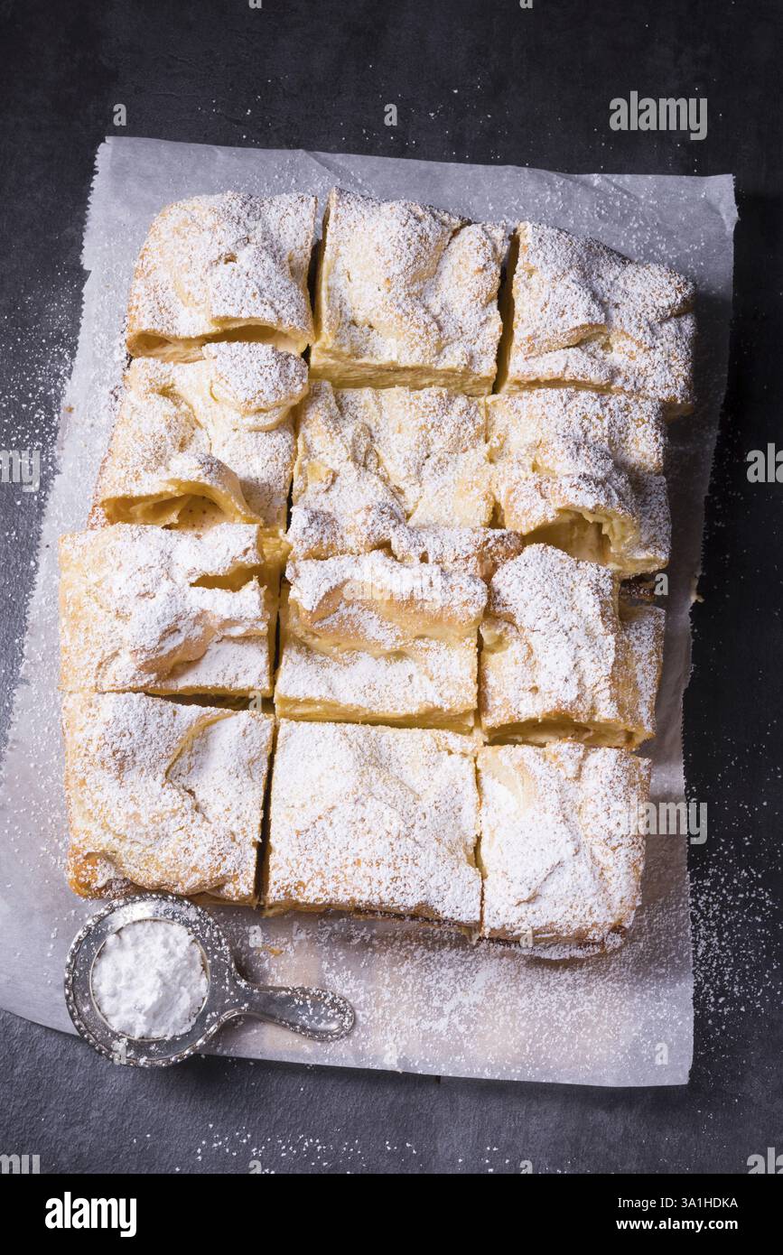 Karpatka is a traditional Polish cream pie Stock Photo - Alamy