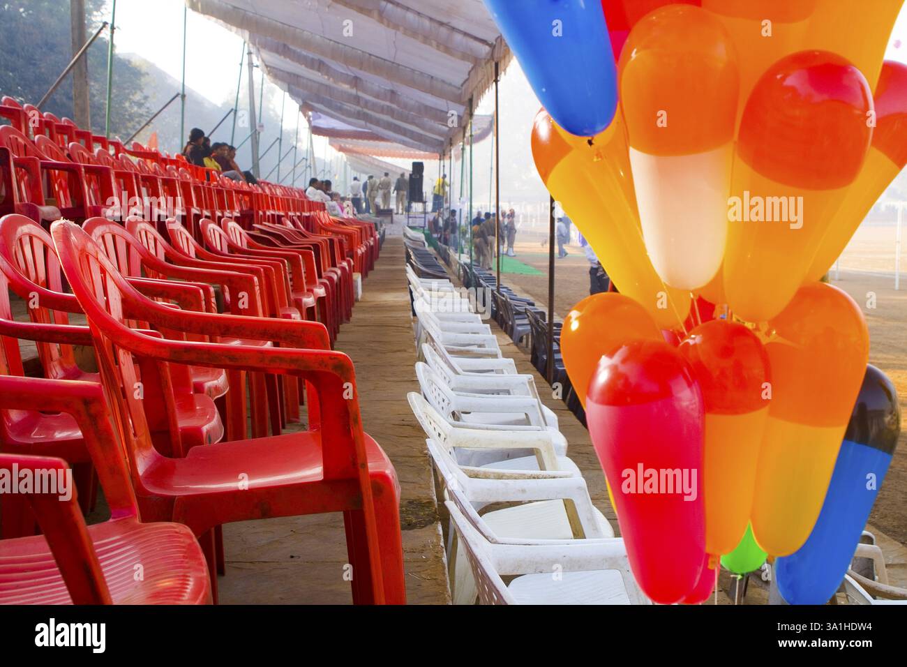 Chairs and balloons in function India Asia, South Asia, India, Asia ...