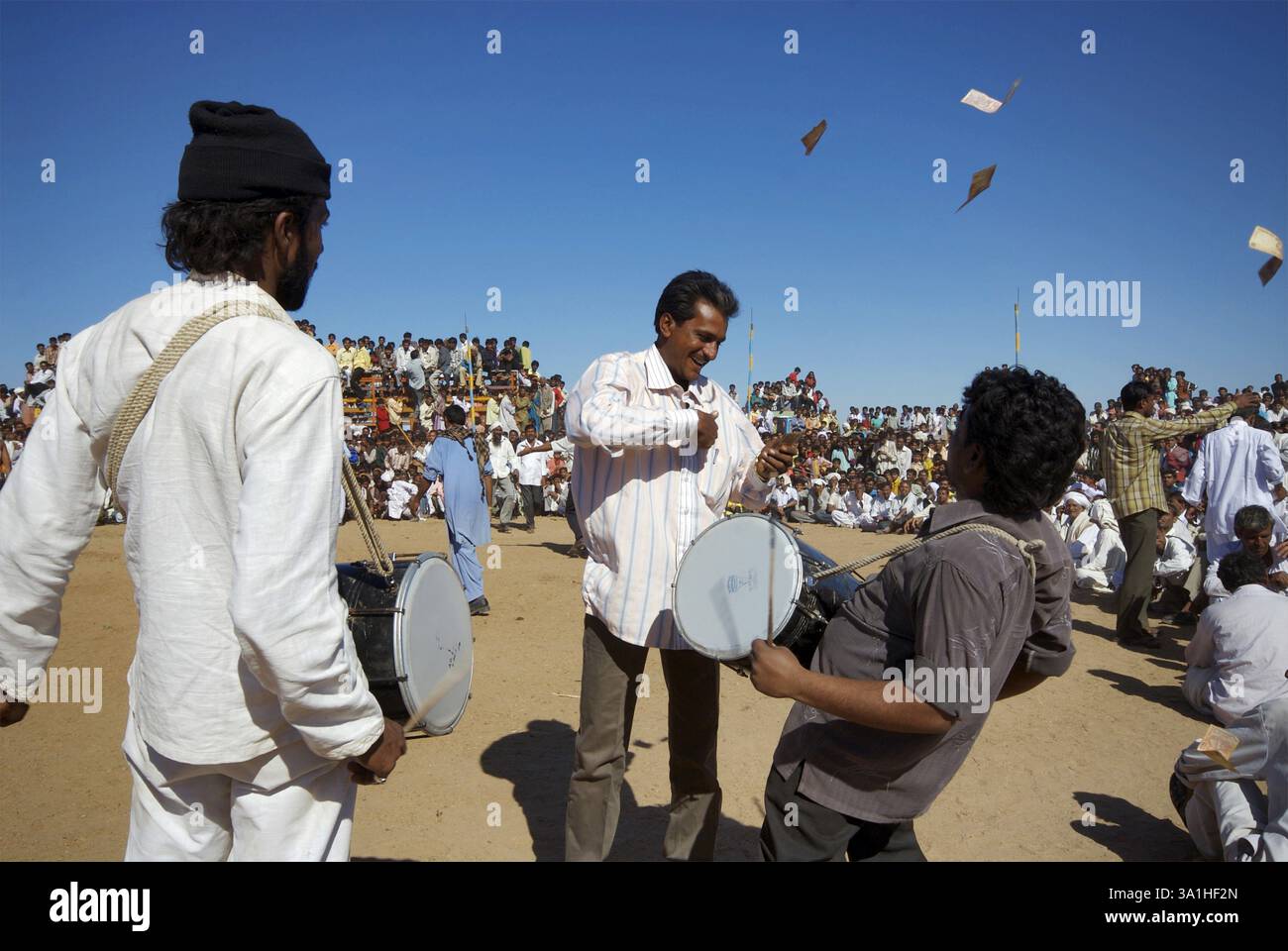 People are watching Bakh MAl Akhada wrestling Shivratri fair, Kutch ...