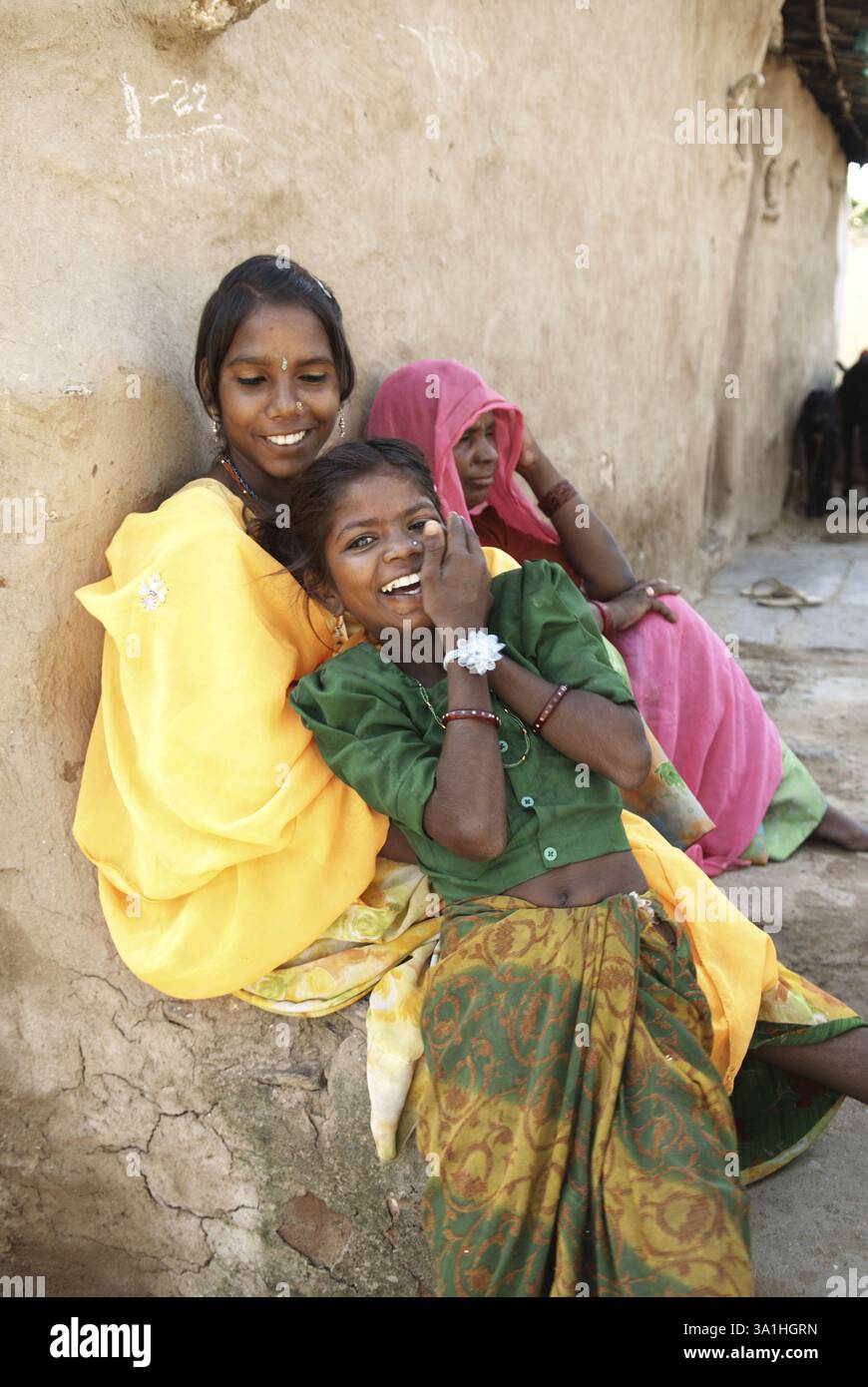 Women seating, Dilwara, Rajasthan, India, Asia Stock Photo - Alamy