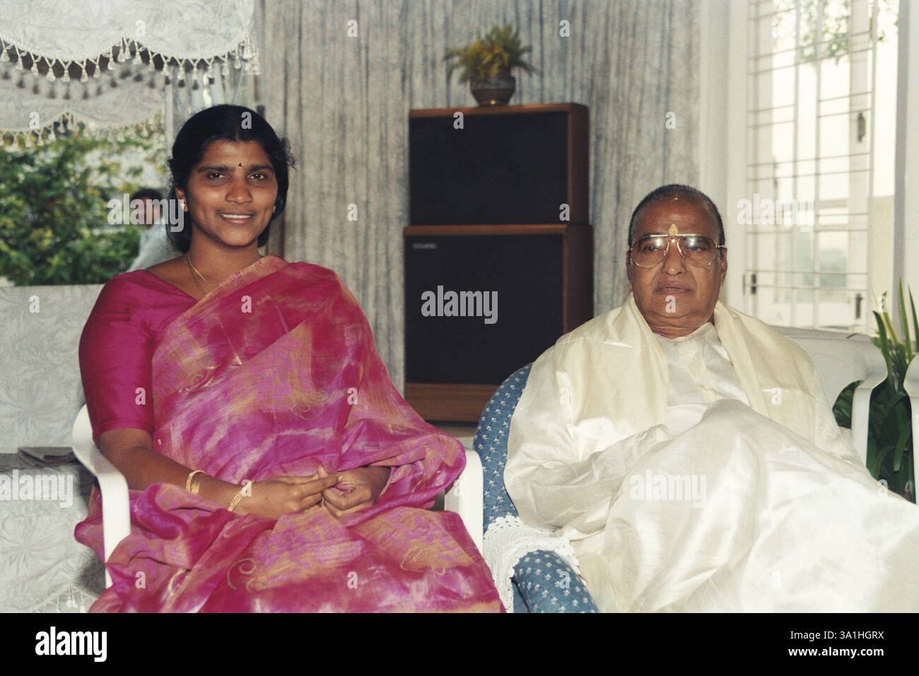 South Asian Indian filmmaker and politician N. T. Rama Rao founder of ...