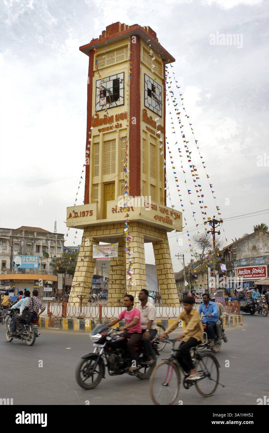 Clock tower gujarat india hi-res stock photography and images - Alamy