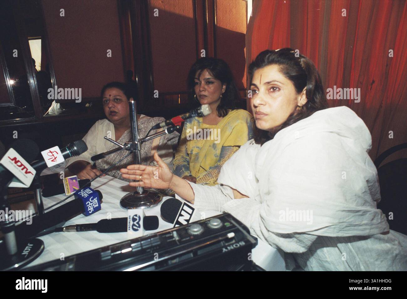 Indian bollywood film actress Dimple Kapadia NO MR Stock Photo - Alamy