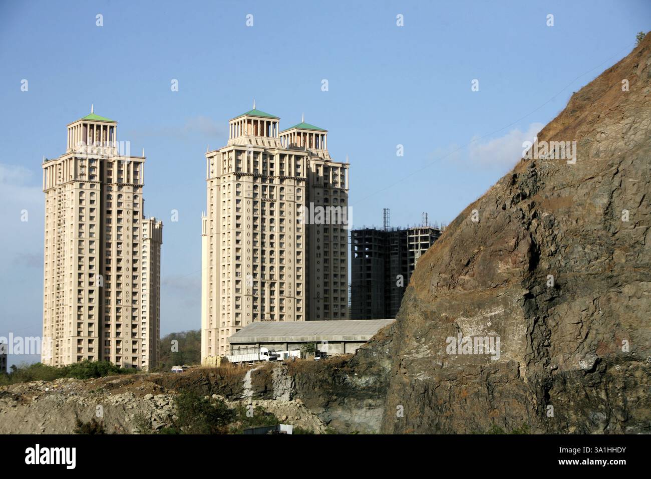 Newly constructed high rise buildings of Hiranandani situated in Powai ...