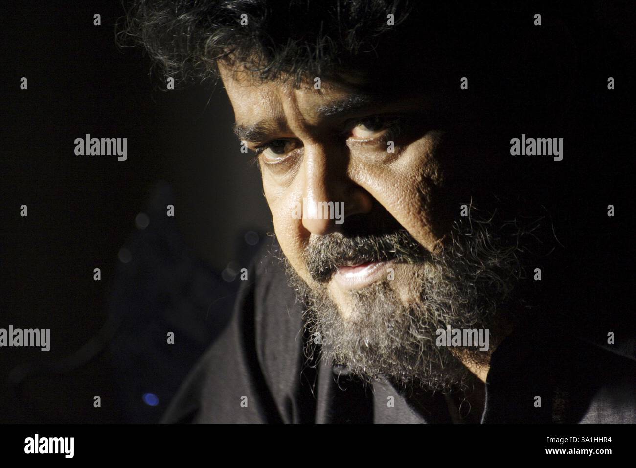 Bollywood and Tamil film actor Mohanlal in movie Ram Gopal Varma ki Aag ...