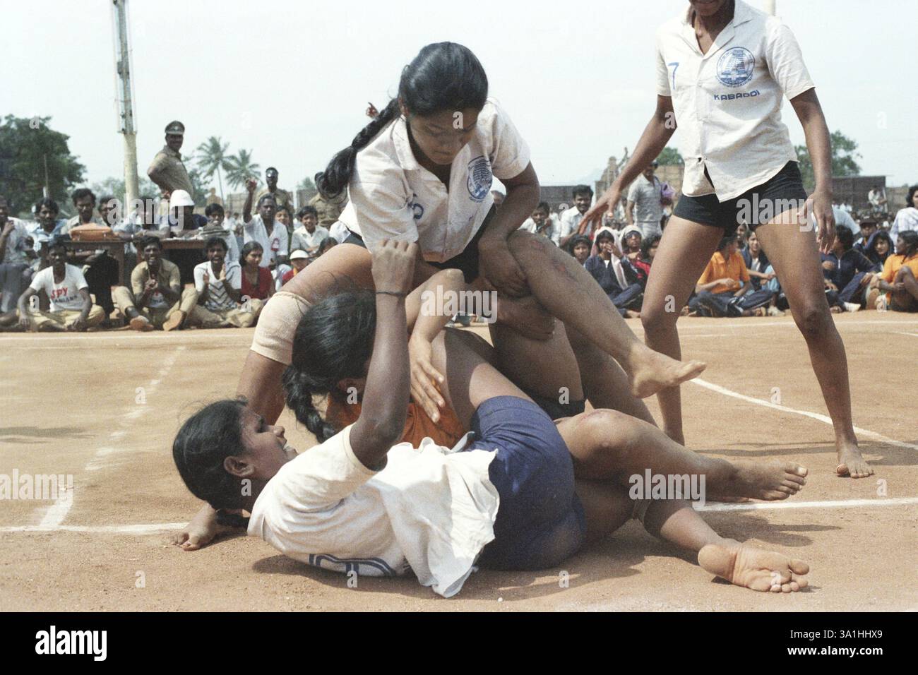 Women playing kabaddi on ground, India, Asia Stock Photo - Alamy