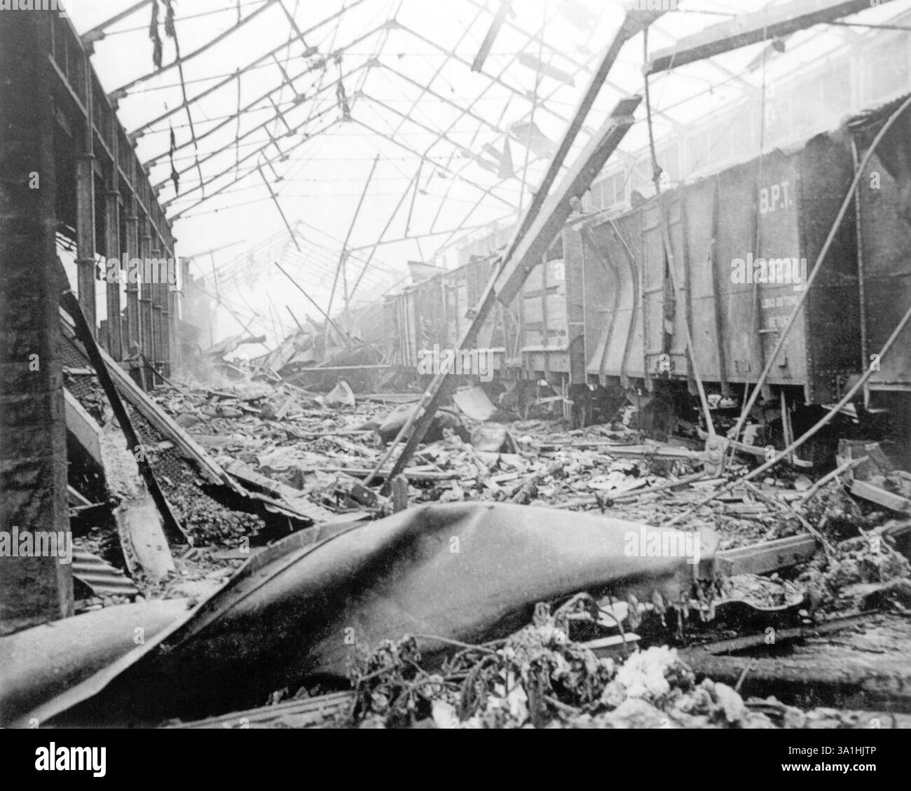 Destruction caused after massive fire at Victoria Dock that engulfed ...