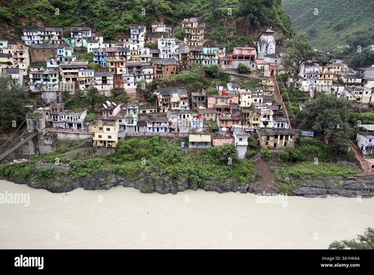 A small village near the banks of Ganga can be seen while travelling on ...