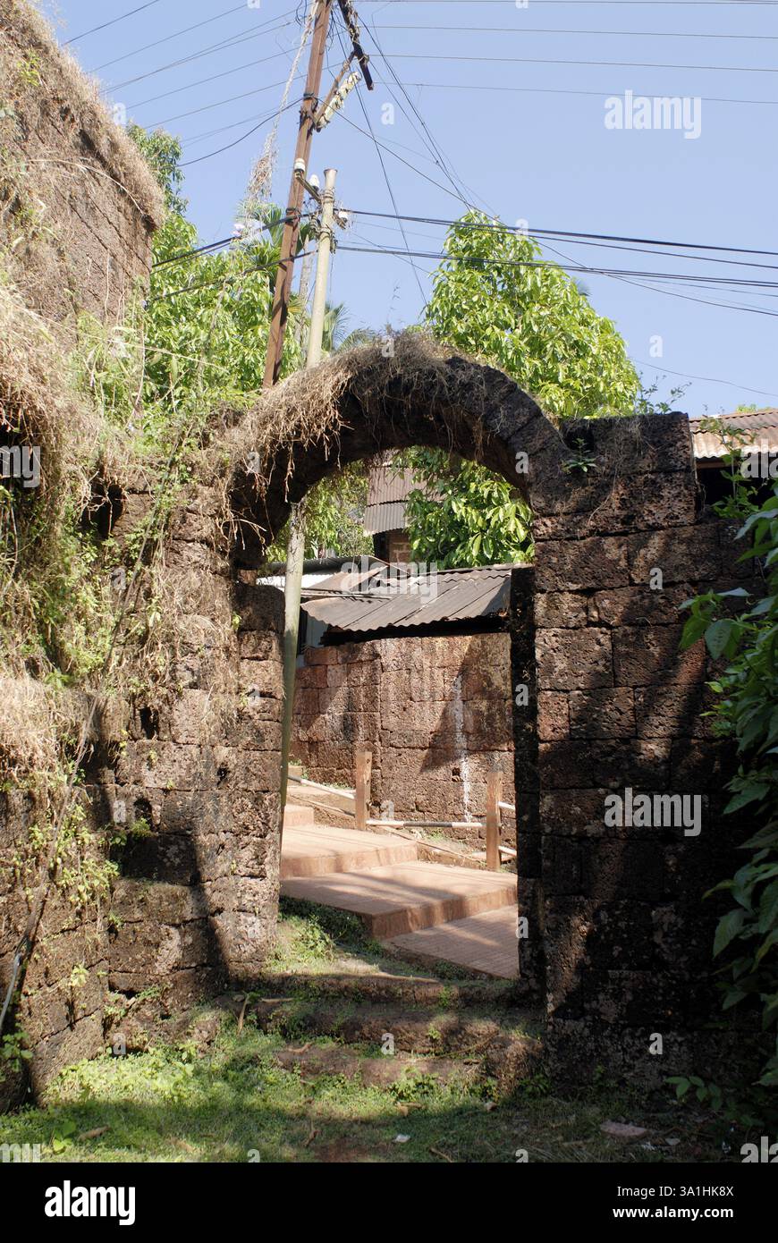 Ancient gate near Parshuram temple Taluka Chiplun District Raigadh ...