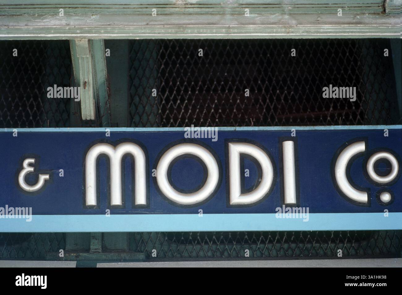 Art deco typography at Bombay Mumbai, Maharashtra, India, Asia Stock ...
