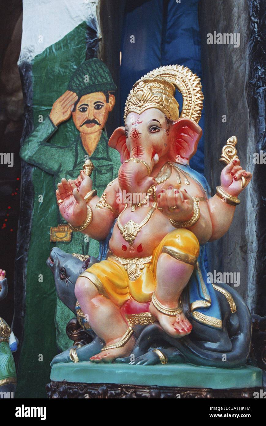 Idol of lord ganesh (elephant headed god), India, Asia Stock Photo - Alamy