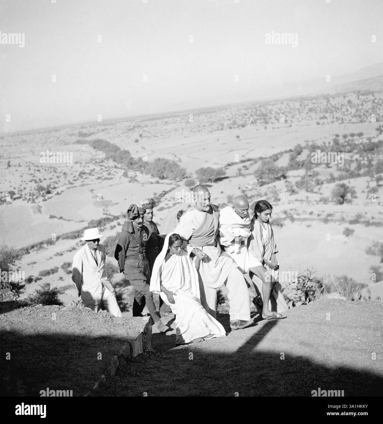 Sushila Nayar, Mahatma Gandhi, Khan Abdul Gaffar Khan, Amtus Salam and ...