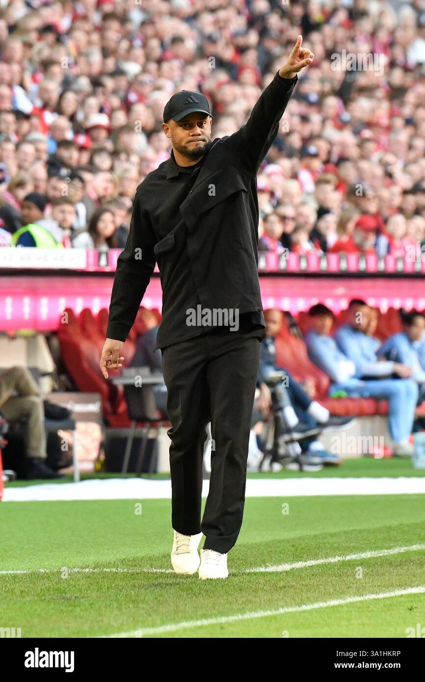 MUNICH, GERMANY - MARCH 8: Head coach Vincent Kompany of Bayern ...