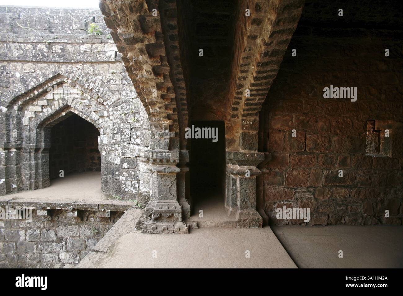 Panhala fort, Kolhapur, Maharashtra, India, Asia Stock Photo - Alamy