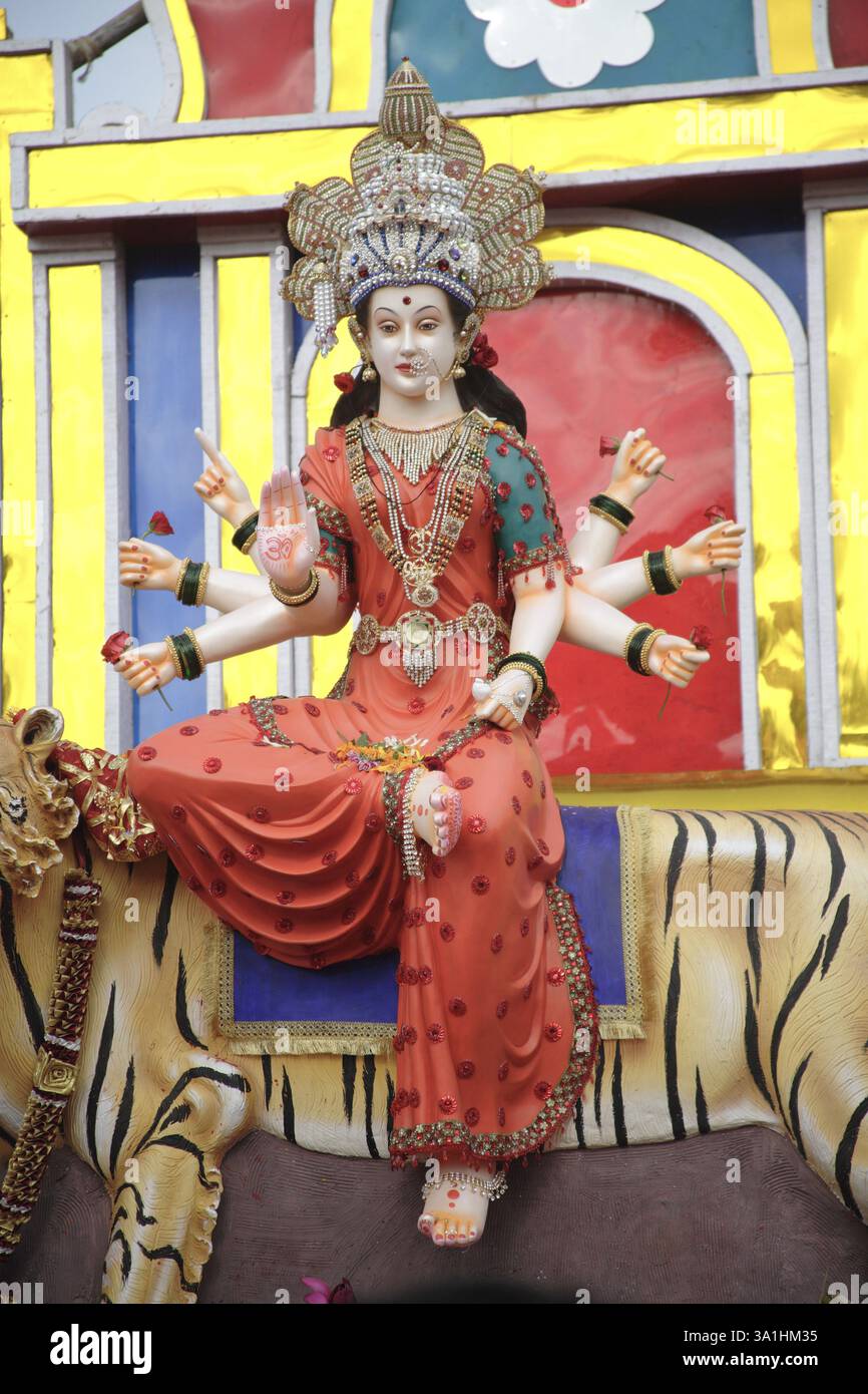 Navaratri dandiya garba Festival, Procession of Ma Ambadevi, Bhavani ...