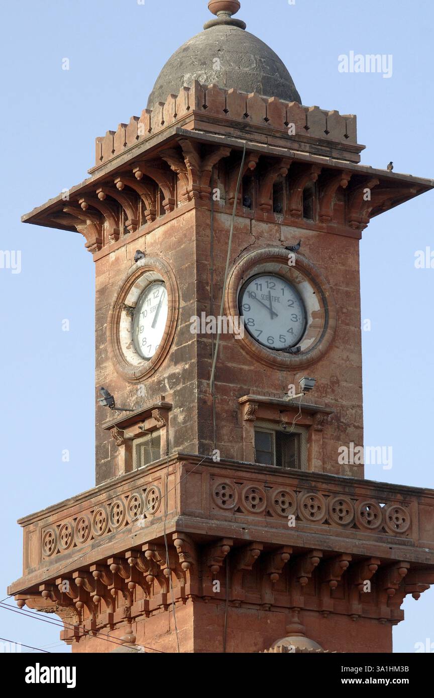 Pancheshwar clock tower at Jamnagar, Gujarat, India, Asia Stock Photo ...